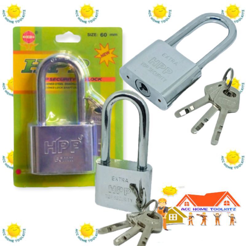 Jual Gembok Vico 40MM 50MM 60MM Panjang Pendek / Gembok Putih HPP 30MM ...