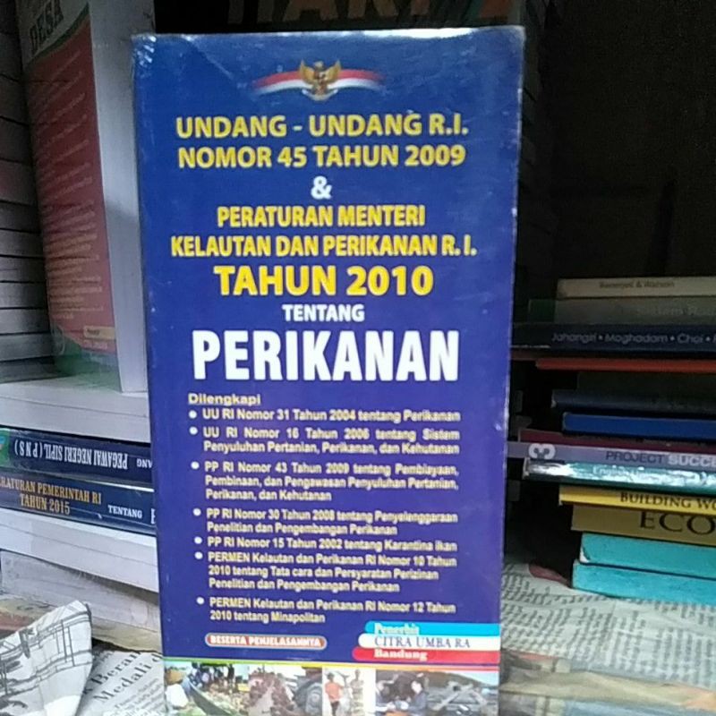 Jual undang undang nomor 45 tahun 2009 tentang perikanan | Shopee Indonesia