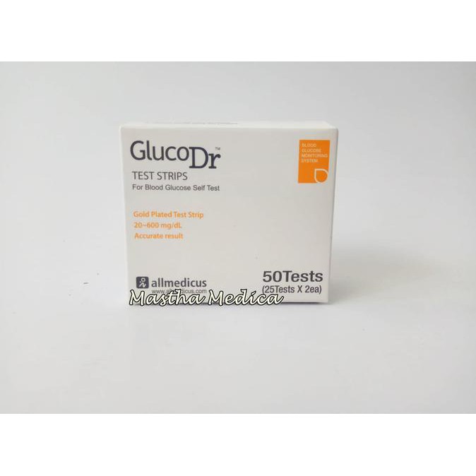 Jual Strip Stik Stick Gluco dr Glucodr Bio sensor AGM-2100 isi 25/ 1 ...