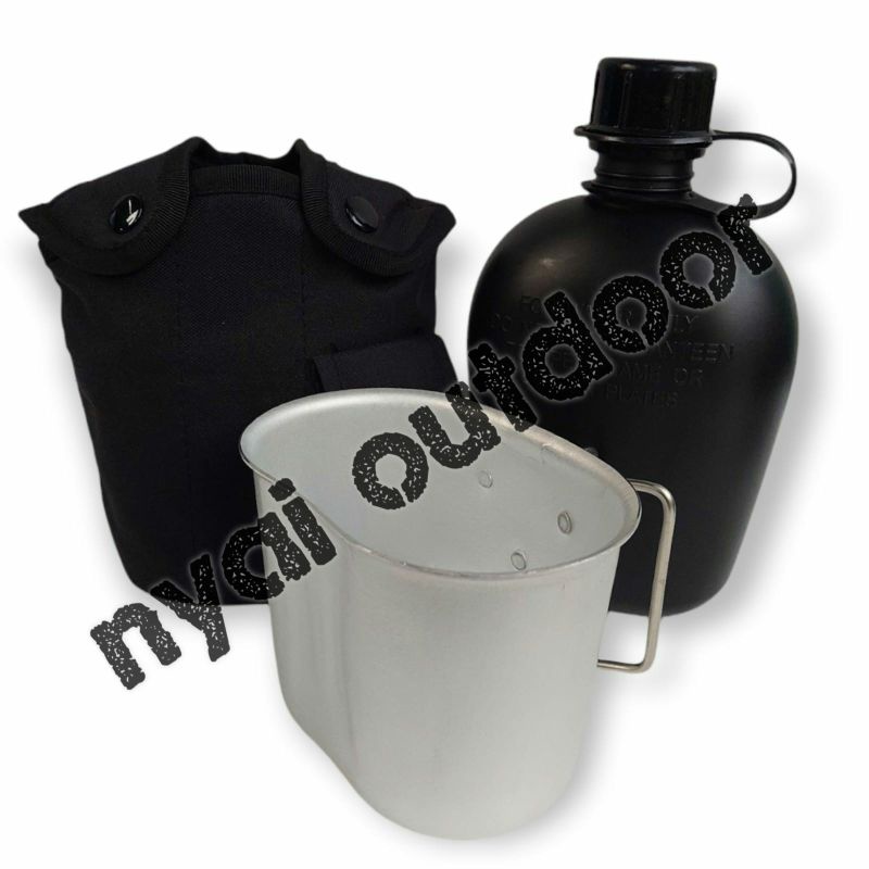 Jual botol veples tentara + nesting tentara botol minum camping alat ...