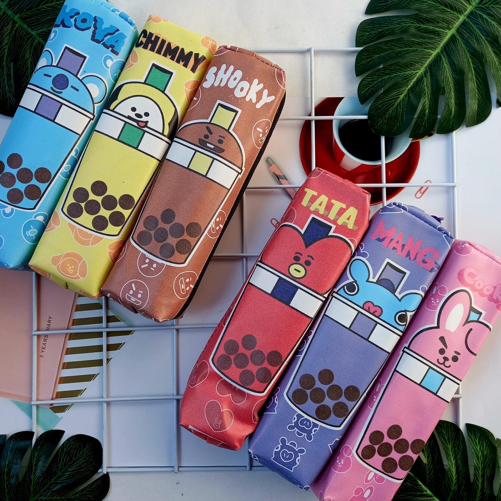 Jual Kotak Pensil Lucu Unik Motif BTS BOBA | Shopee Indonesia
