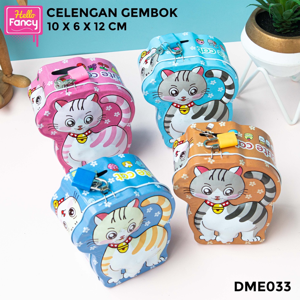 Jual Celengan Gembok Celengan Kaleng Celengan Unik dan Lucu Murah ...