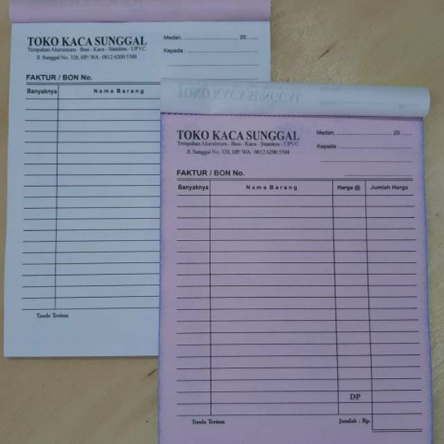 Jual Nota / bon faktur 1 rim ( 2ply / 3ply ) | Shopee Indonesia