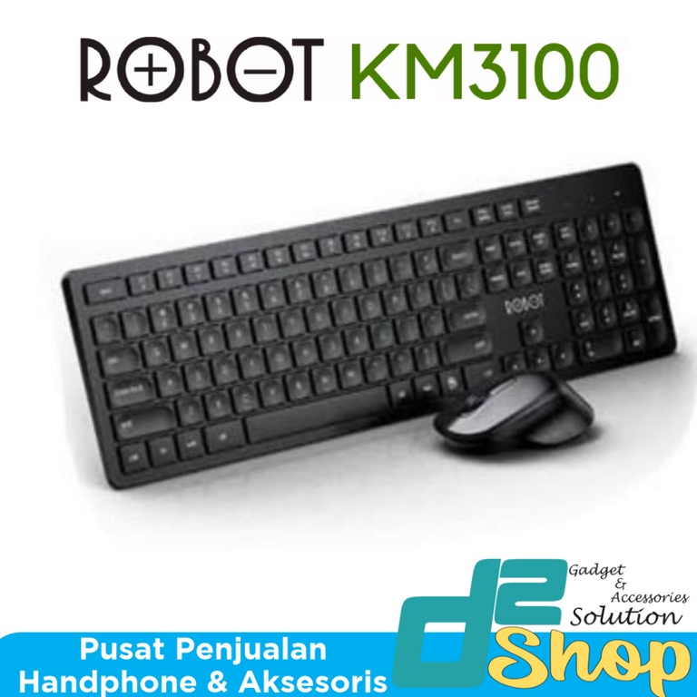 Jual Keyboard and Mouse Robot KM3100 | Shopee Indonesia