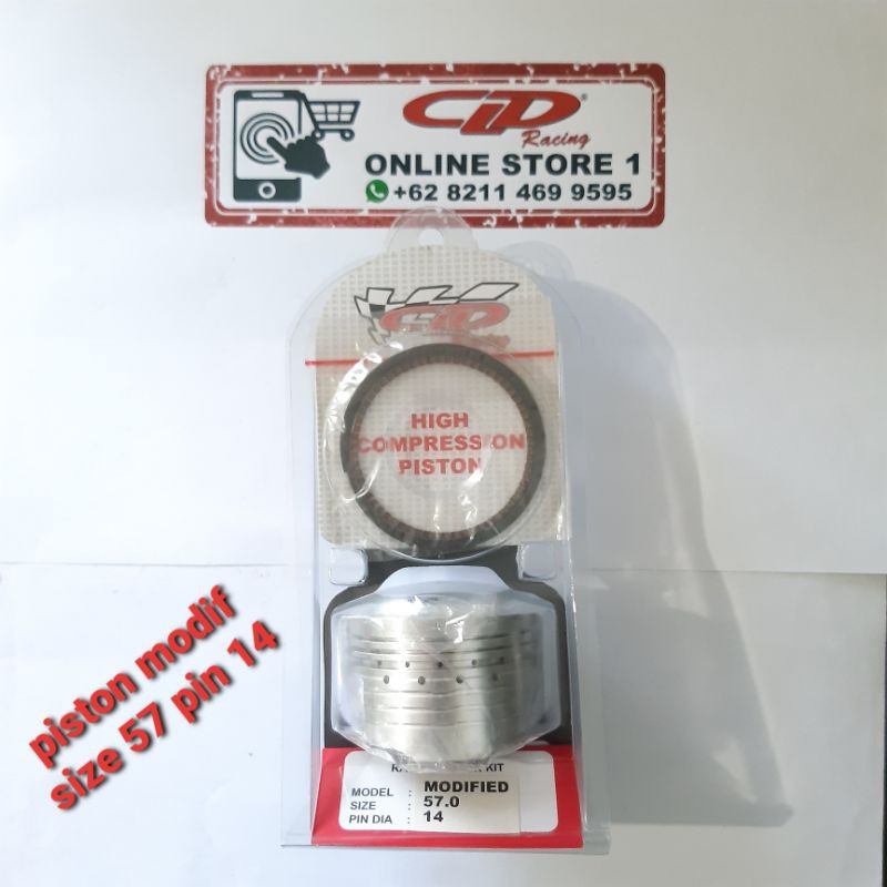 Jual Piston Cld Racing Modified size 57 pin14 | Shopee Indonesia