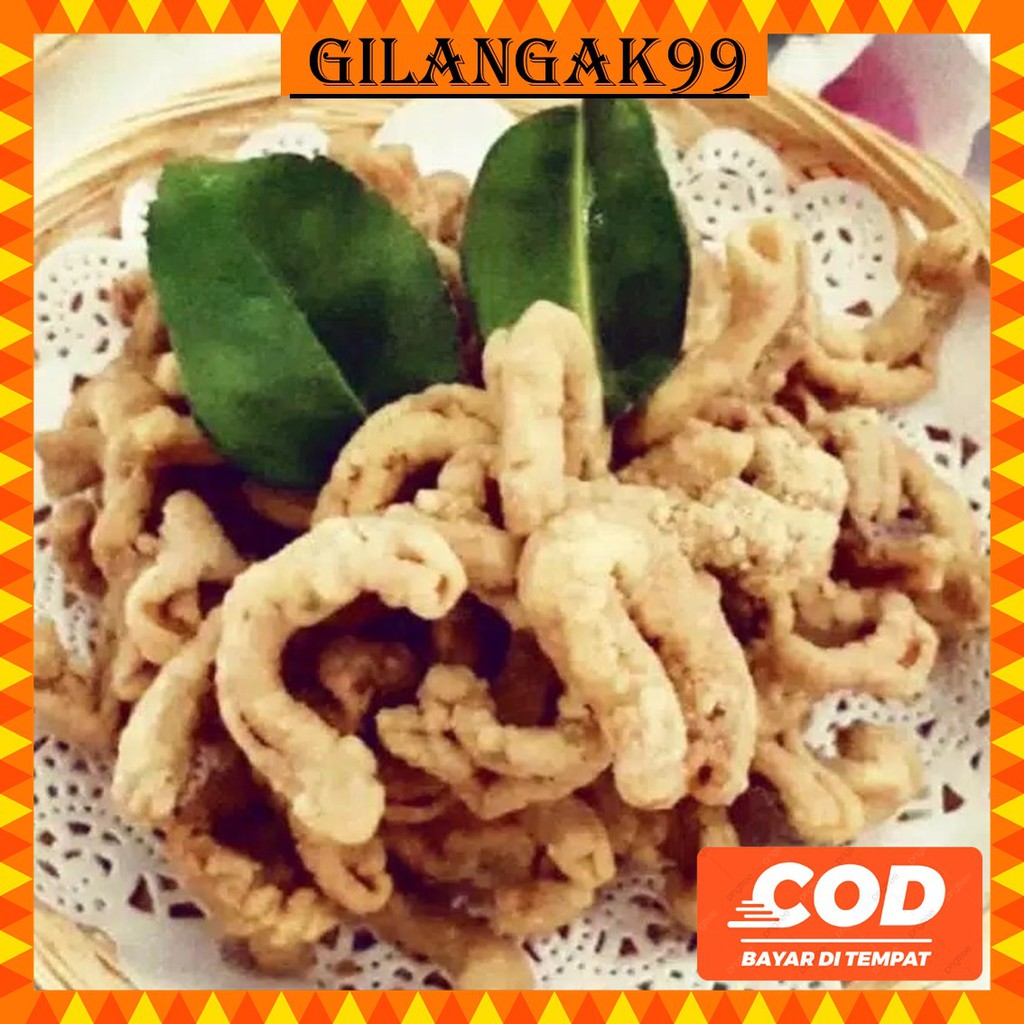 Jual Keripik Usus Krispy Pedas Original 200 Gram | Shopee Indonesia