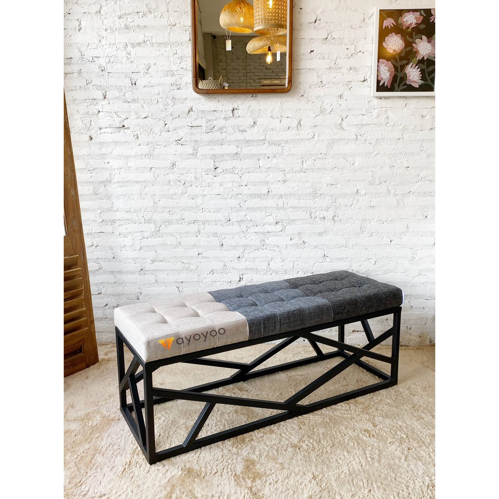 Jual Ayoyoo Graphite Branch Bench - Kursi Sofa Double Seat | Shopee ...