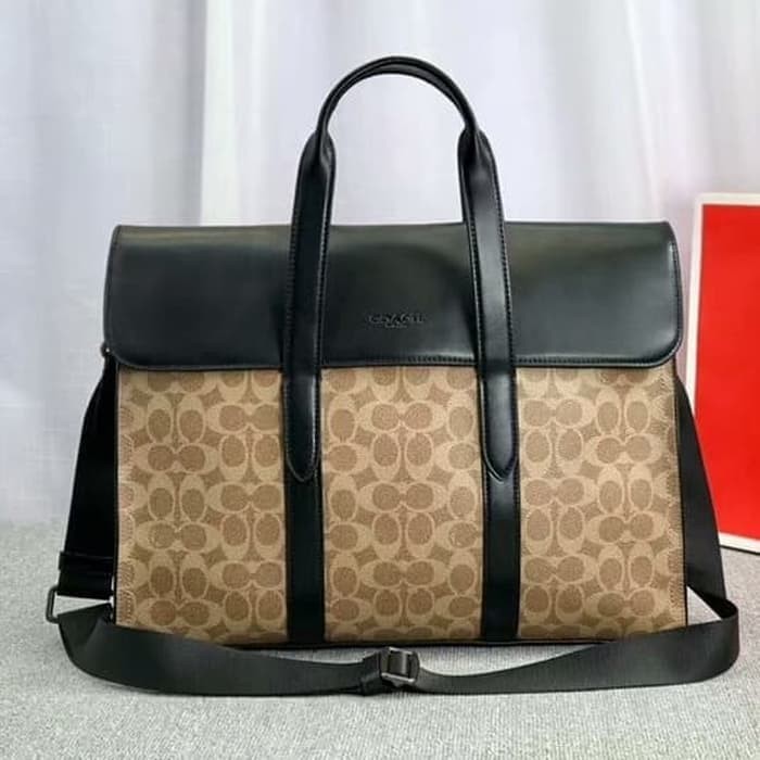 Jual Coach metropolitan portfolio in signature Tas Kerja | Shopee Indonesia
