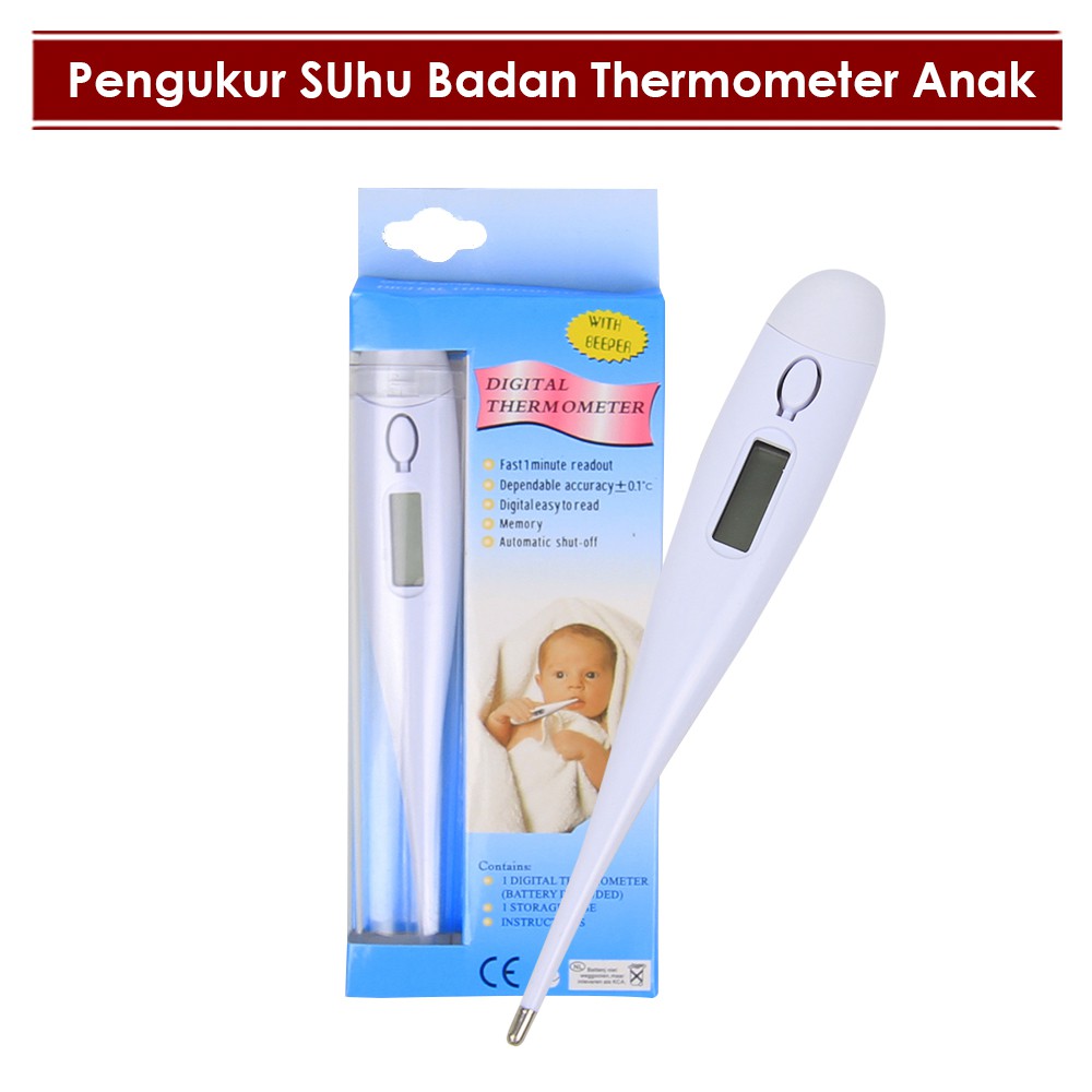 Jual Thermometer Digital Anak Termometer Alat Ukur Suhu Badan Bayi ...