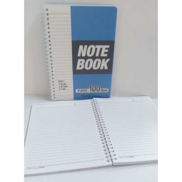 Jual TOYO NOTE BOOK A5 100 LEMBAR APICA | Shopee Indonesia