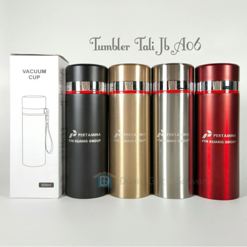 Jual Vacuum Tumbler Stainless POLOS ~ Tumbler Tali Jb A06 ~ Tumbler ...