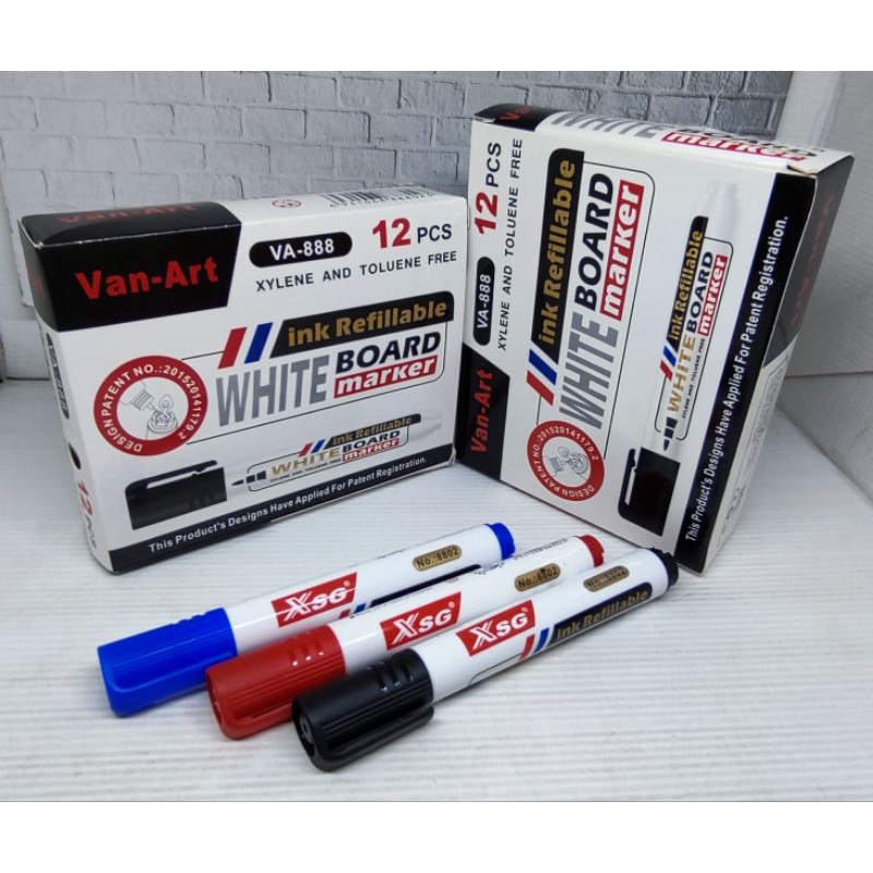 Jual Spidol White Board van art, 1 lusin/12 pcs, white board marker ...