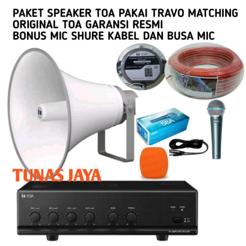 Jual PAKET TOA SOUND MUSHOLLA 1 SPEAKER TRAVO ATAU MATCHING | Shopee Indonesia