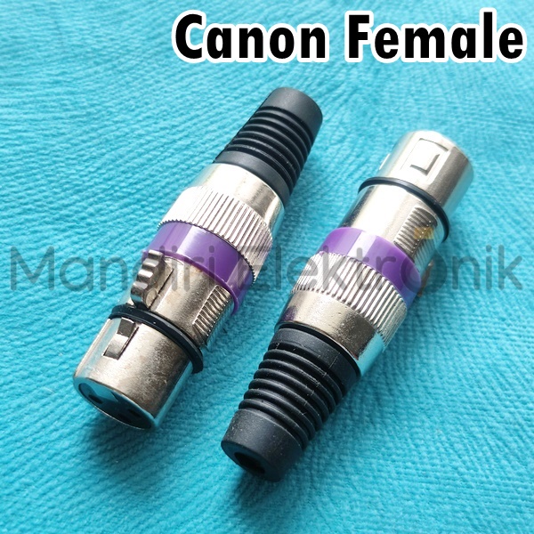 Jual Jack Socket Mic Audio Canon Canare Female 3 Pin - Jack Mic Female ...