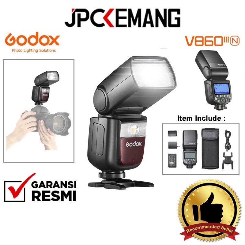 Jual Godox V860 III Nikon Speedlite Flash Godox Ving V860III N Garansi ...