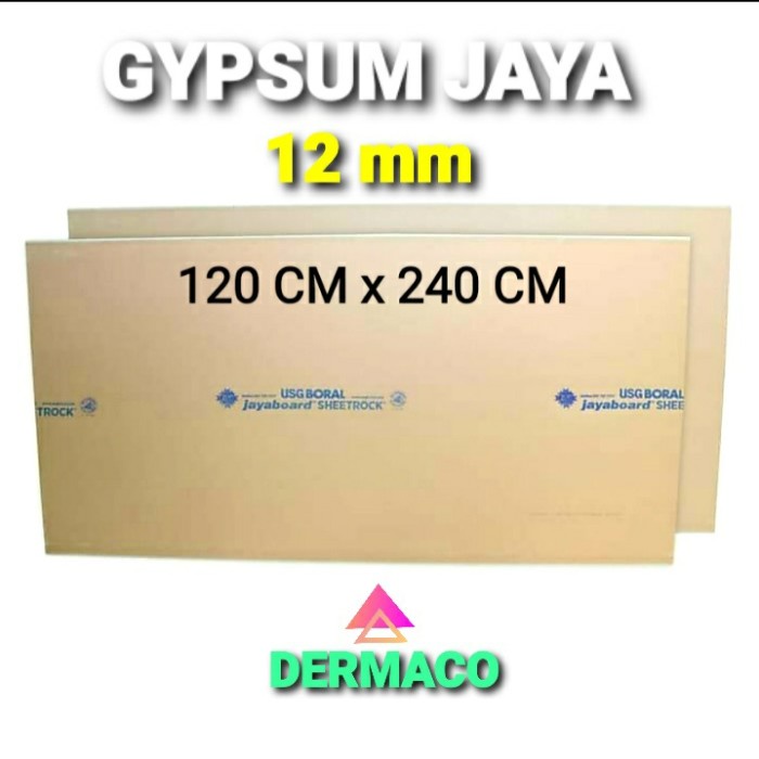 Jual GYPSUM JAYA 12 mm / GYPSUM JAYA BOARD | Shopee Indonesia