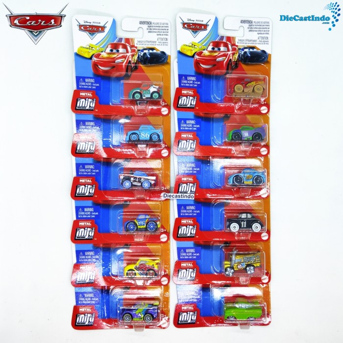Jual Mini Racers Cars Lightning McQueen Disney Pixar Metal Original ...