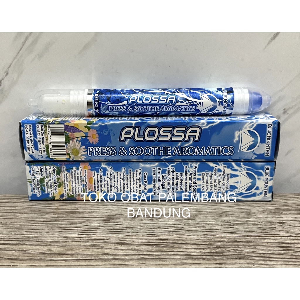 Jual PLOSSA BESAR 10ML 4 in 1 ROLL ON INHALER Aromatherapy Minyak Angin ...