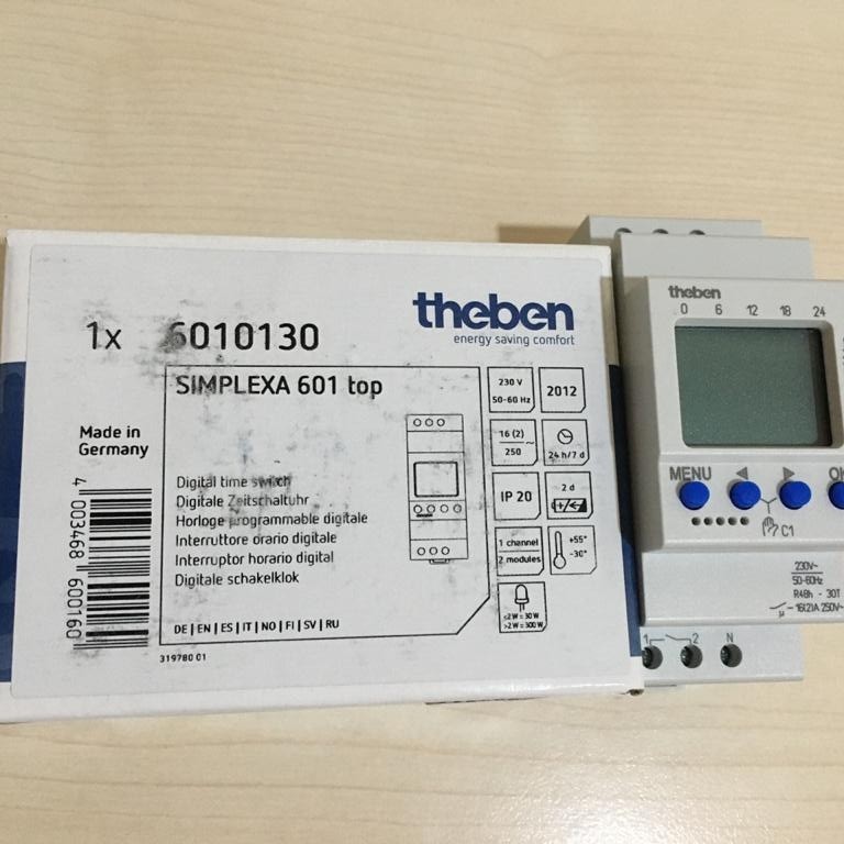 Jual Digital Timer THEBEN SIMPLEXA 601 / THEBEN SIMPLEXA601 | Shopee ...