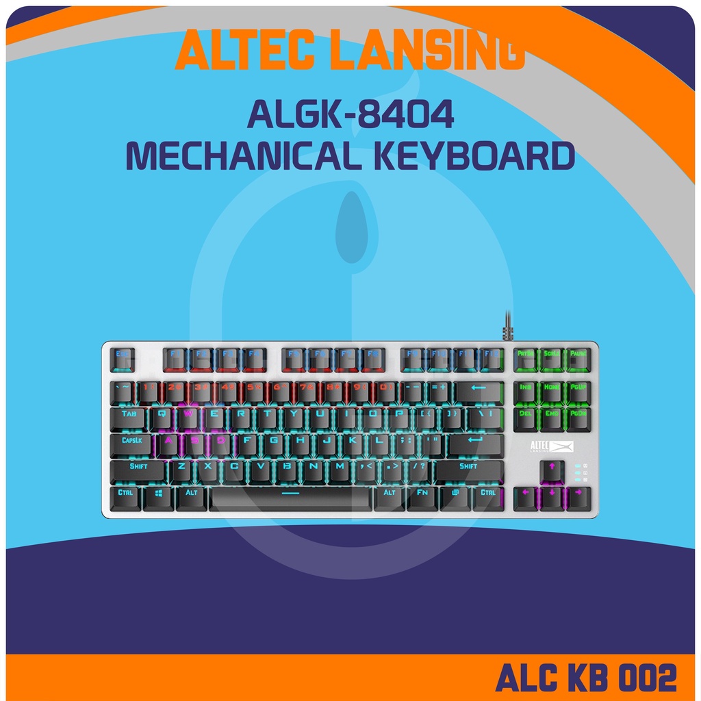Jual Altec Lansing ALGK-8404 FN Function TKL RGB Mechanical Gaming ...