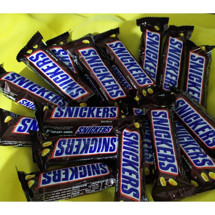 Jual Snickers 51 gram coklat import snack murah dan enak | Shopee Indonesia