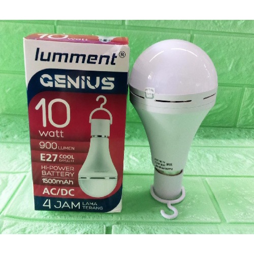 Jual Lumment Lampu Emergency LED AC/DC GENIUS / lampu mati listrik ...