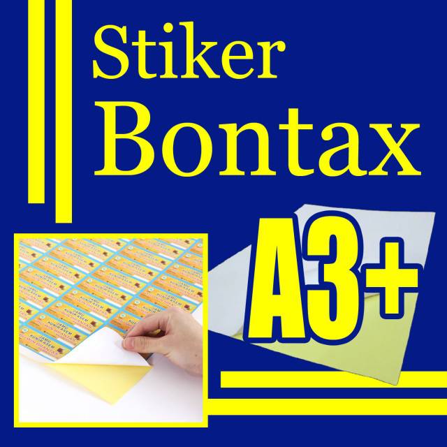 Jual [ AN-NOER ] Cetak sticker bontax / cromo A3+ stiker kemasan ...