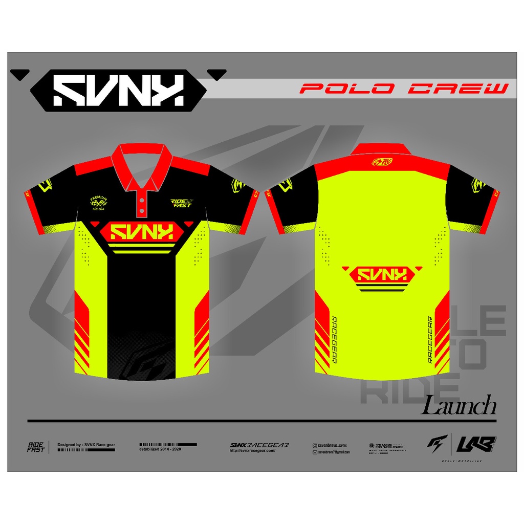 Jual JERSEY POLO / JERSEY TANGAN PENDEK BERKERAH CUSTOM DESIGN - SVNX ...