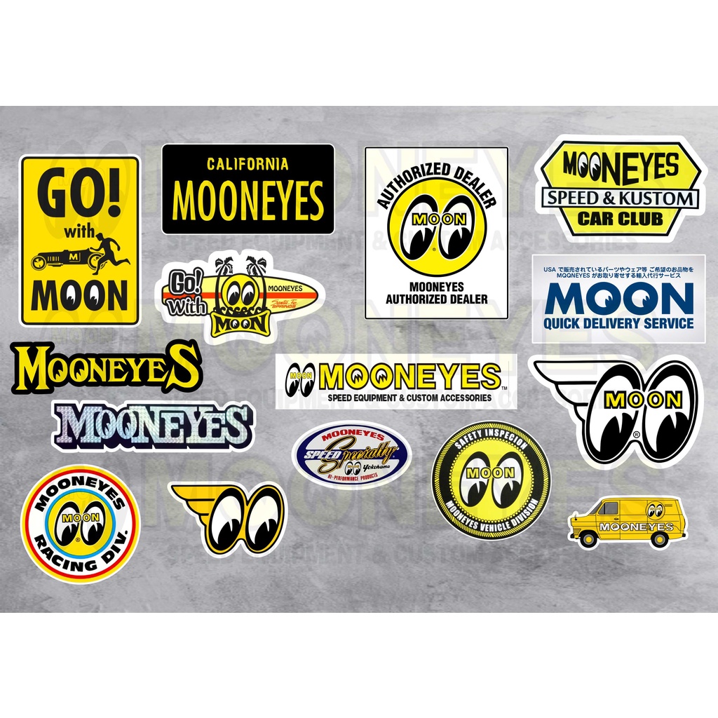 Jual STIKER MOONEYES-STICKER-STIKER MOTOR-STIKER HELM-PACKAGE-MOONEYES ...