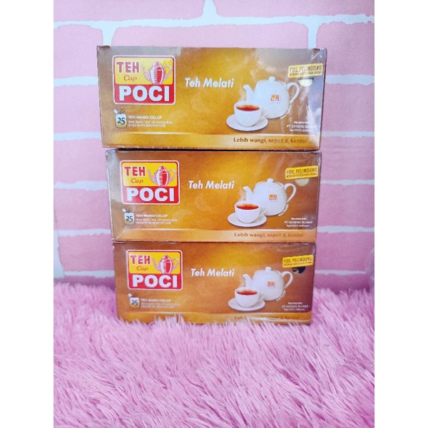 Jual Teh cap Poci Jasmine tea 25 bags | Shopee Indonesia
