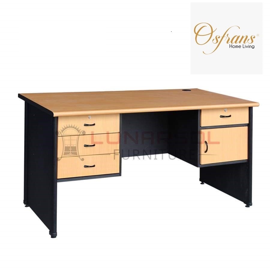 Jual Meja Kantor Meja Kerja Executive LMK 1475L | Shopee Indonesia