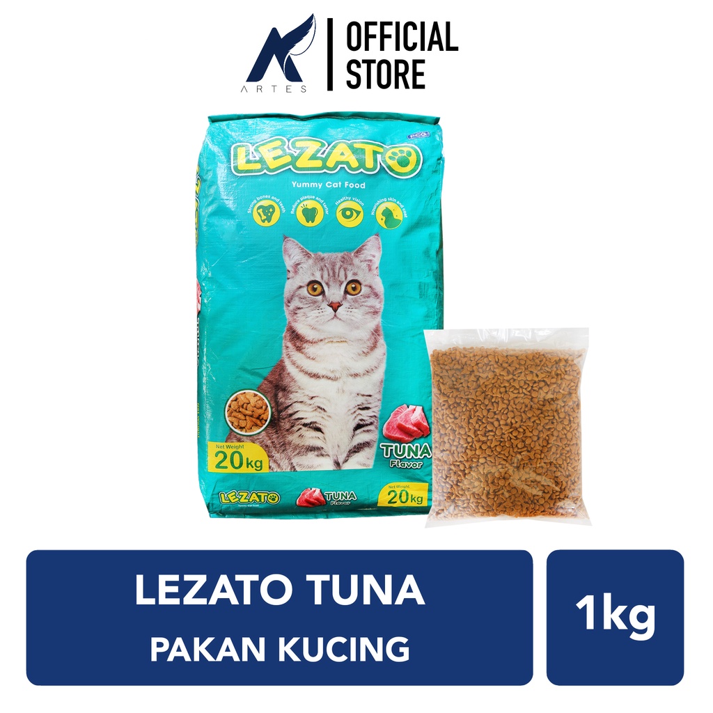 Jual LEZATO YUMMY CAT FOOD ADULT Pakan-Makanan Kucing Dewasa Kering ...