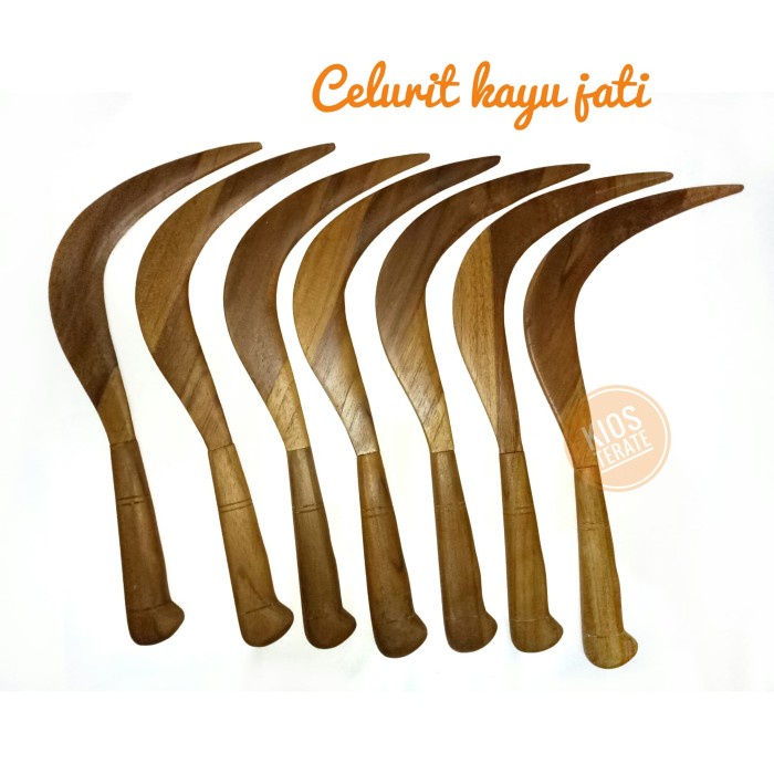 Jual Celurit Silat Kayu Jati Hiasan Dinding | Shopee Indonesia