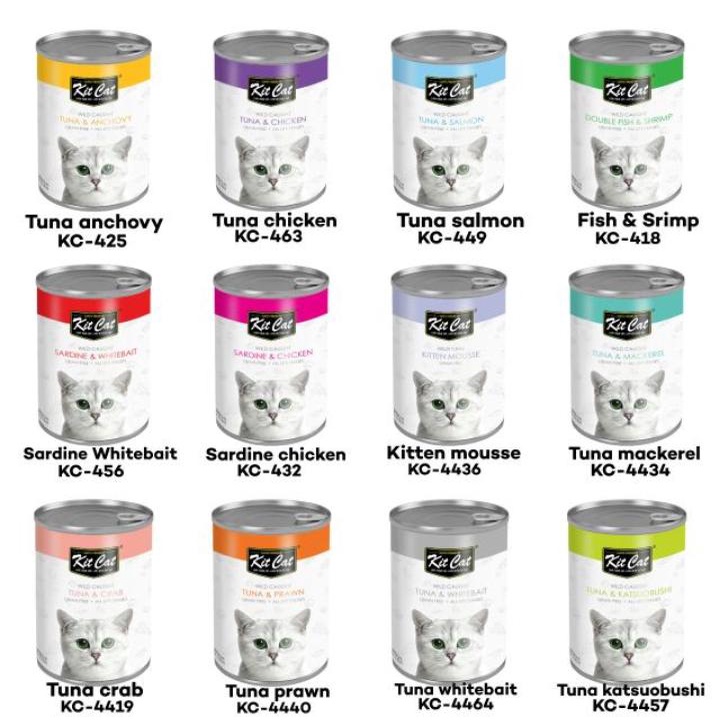 Jual KIT CAT KITCAT KALENG 400GR CAT WET FOOD / MAKANAN KUCING BASAH ...