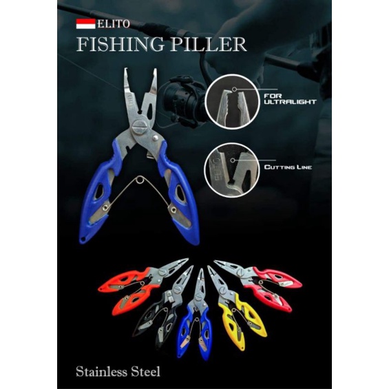 Jual Tang Pancing Elito Getsu Split Ring Plier Potong PE - Micro & Mini ...