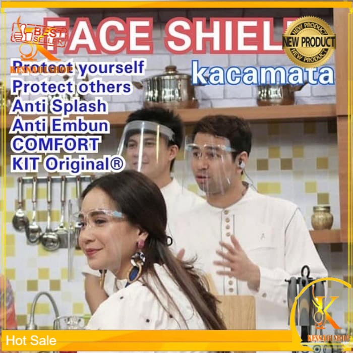 Jual KJ010 Kacamata Face Shield Raffi Nagita 002 Orbital Mask ...