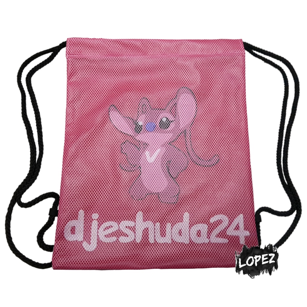 Jual Tas Jaring Angel Stitch Girl / Tas Ransel Lilo and Stitch ...