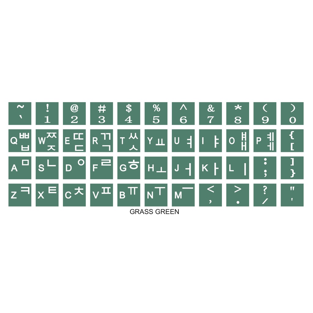 Jual keyboard sticker laptop Hangul Korea Background Hitam Font Putih ...