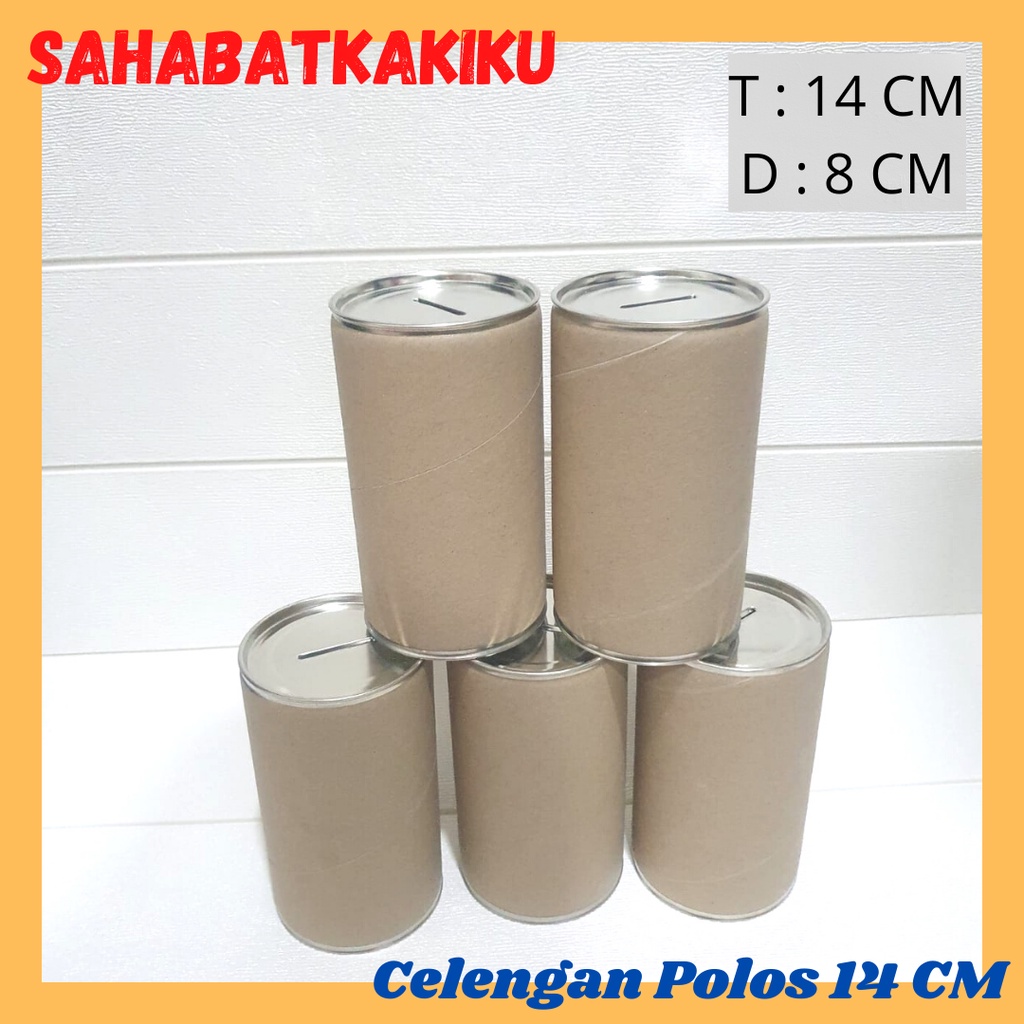 Jual Celengan Kaleng Polos Tanpa Sticker Small | Shopee Indonesia
