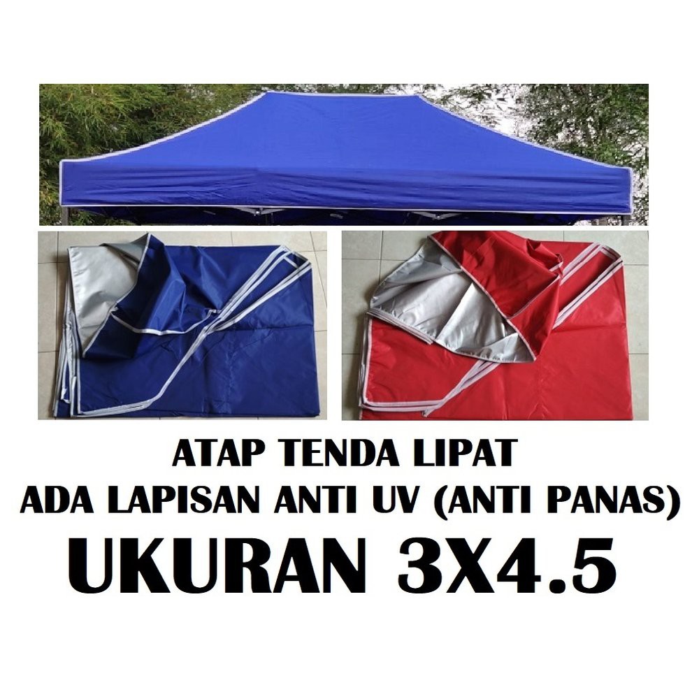 Jual Terpal Atap Tenda Lipat 3x4.5 Anti Panas | Shopee Indonesia