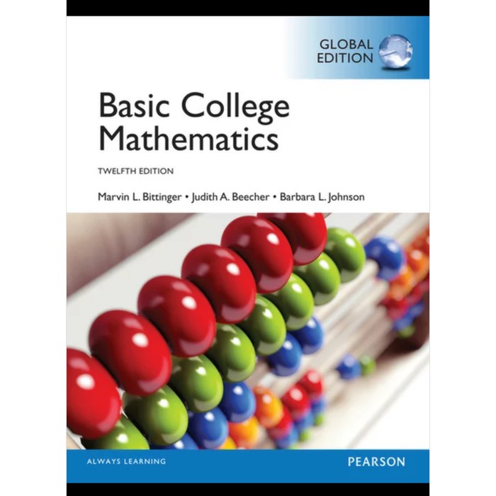 Jual Buku Basic College Mathematics 12th edition by Bittinger | Shopee ...