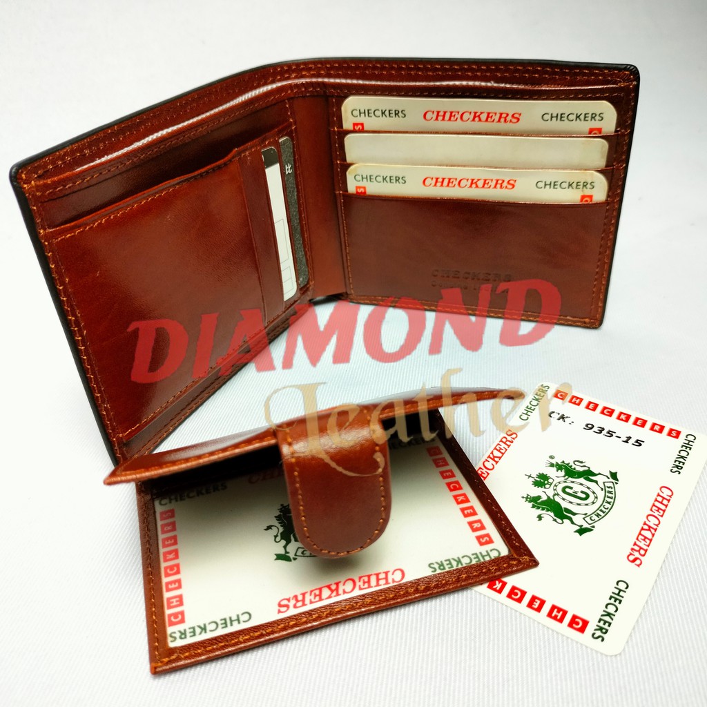 Jual Checkers Dompet Kulit 2 in 1 Impor Asli Pria CK 15 | Shopee Indonesia