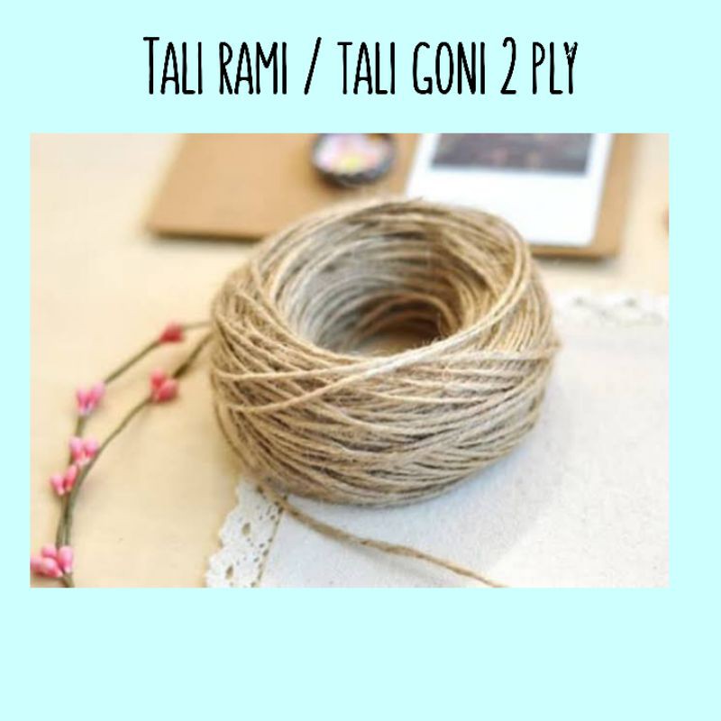 Jual TALI RAMI / TALI GONI 2 PLY MURAH | Shopee Indonesia