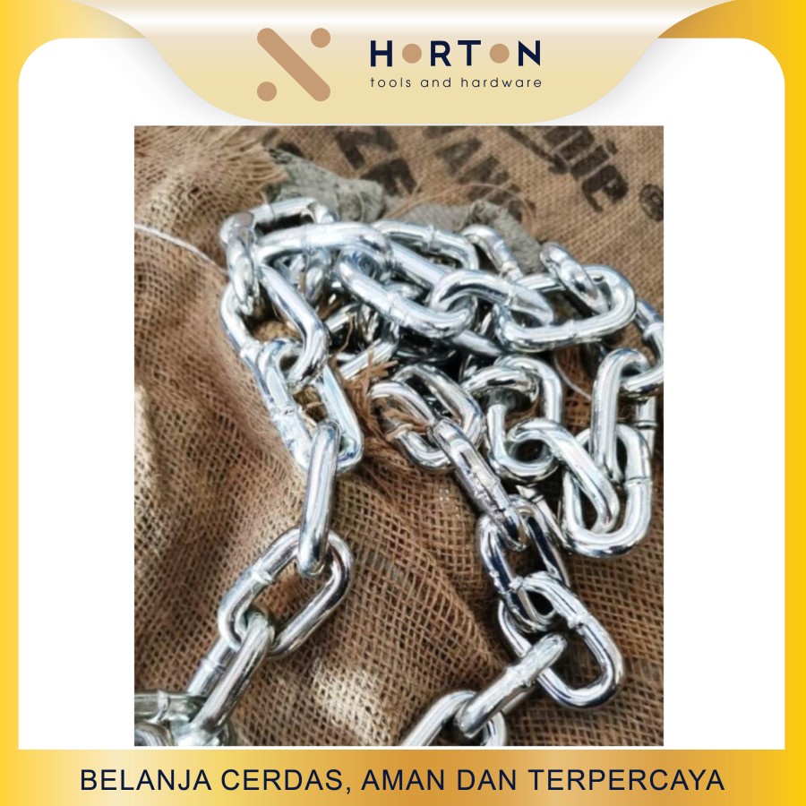 Jual Rantai Kapal Rantai Besi / Rantai Putih Berkualitas & Awet 3 mm ...