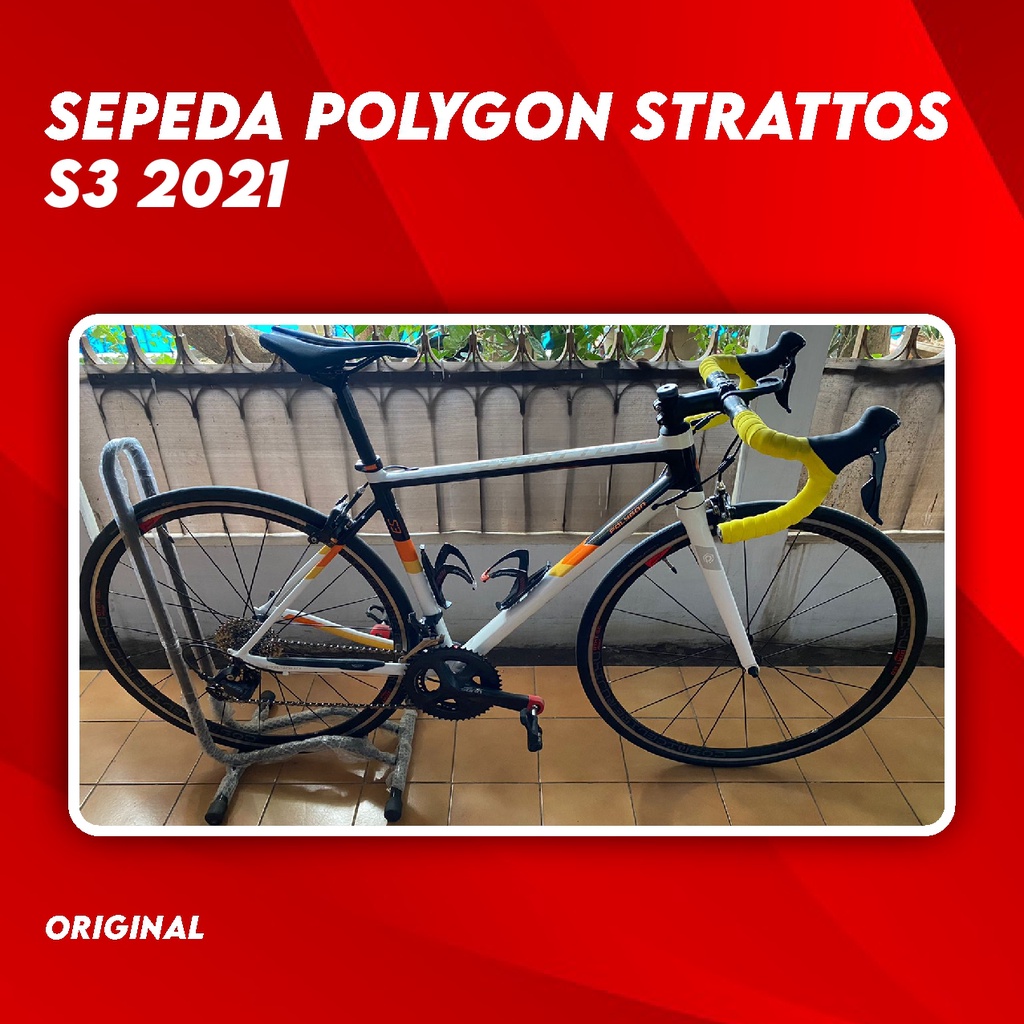 Jual Sepeda Strattos S3 2021 Balap Roadbike Road bike Rb | Shopee Indonesia
