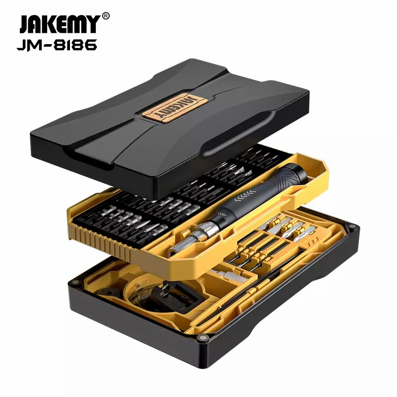 Jual Jakemy JM-8186A 83 in 1 Black Edition Obeng Set Camera Komputer PC ...