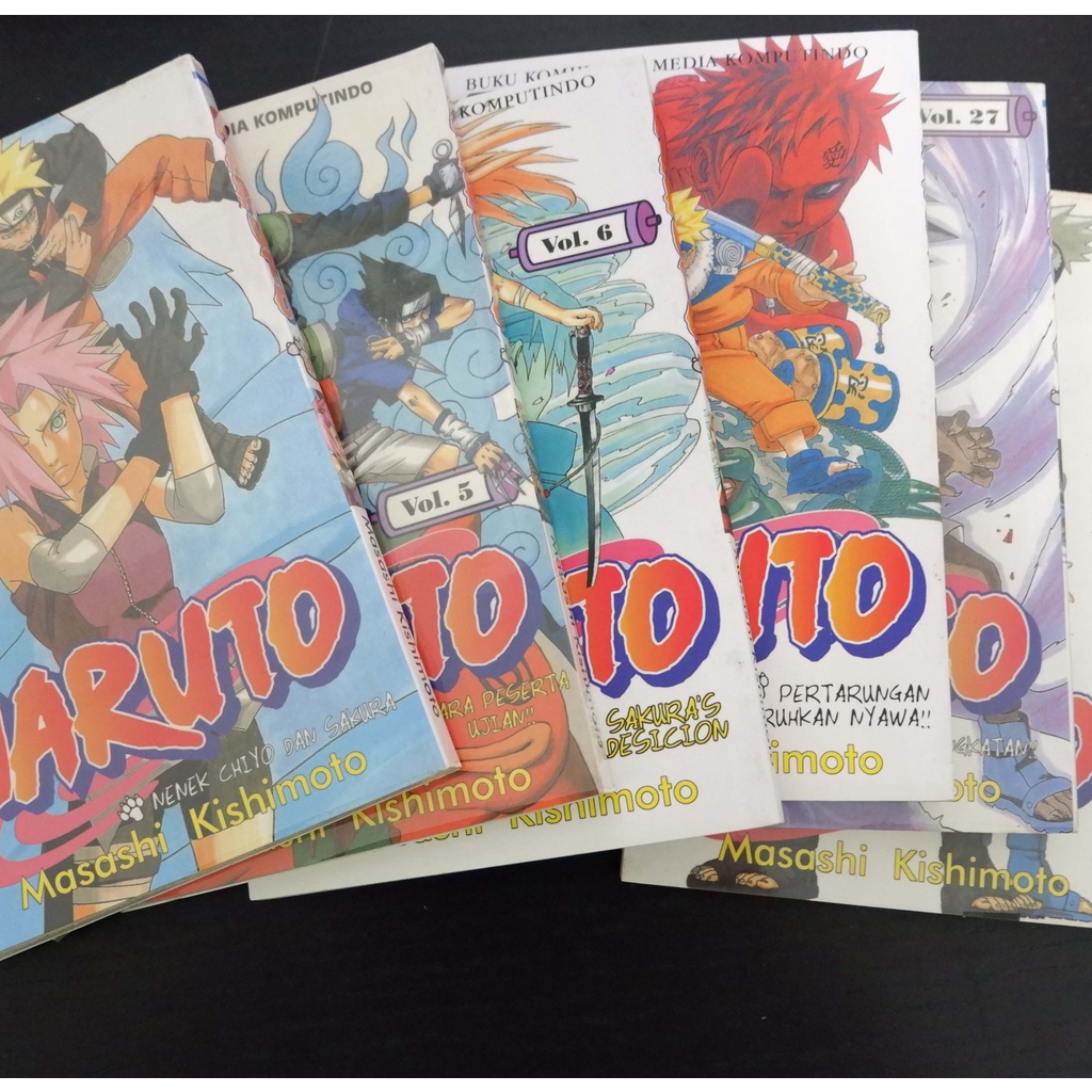 Jual Komik Naruto (Vol 27,30,33) - Masashi Kishimoto - Preloved Comic | Shopee Indonesia