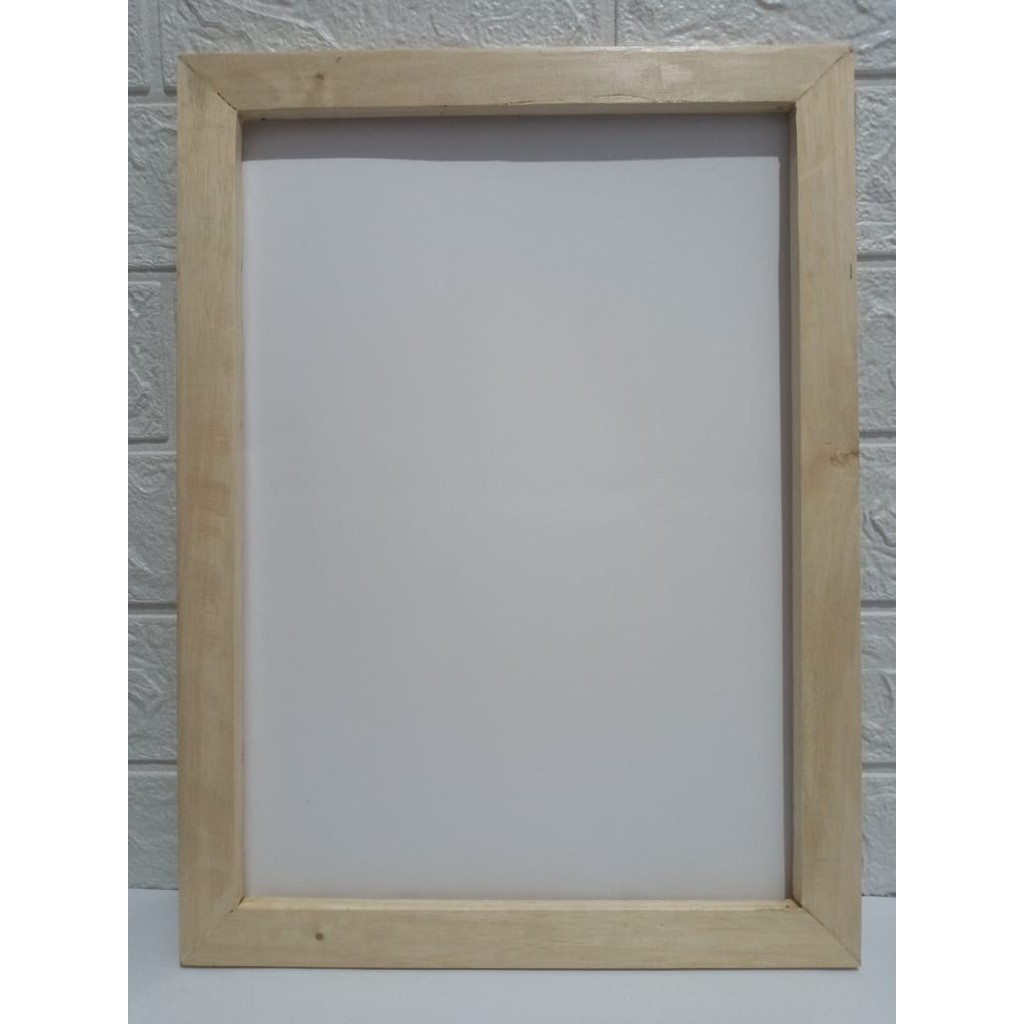 Jual PROMO BINGKAI FRAME KAYU NATURAL MURAH UKURAN A3 | Shopee Indonesia