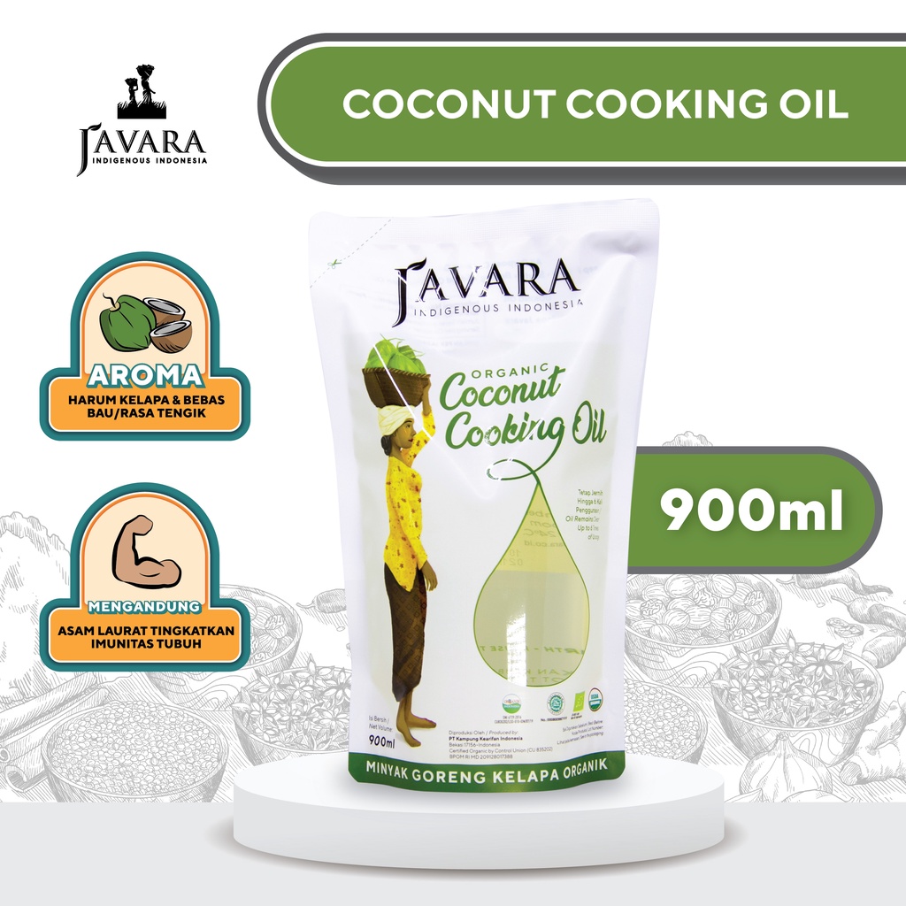 Jual Javara - Coconut Cooking Oil || Minyak Goreng Kelapa 900ml ...