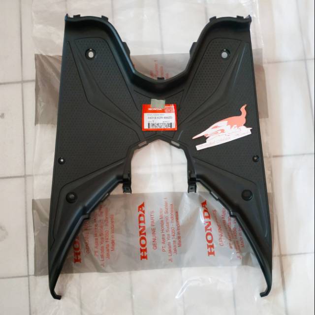 Jual Step Floor Pijakan Kaki Cover Lantai Vario Techno 125 FI Non LED Ori AHM 6431AKZR600ZD ...